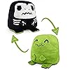 TeeTurtle - The Original Reversible Dinosaur Plushie - Green + Skeleton ...