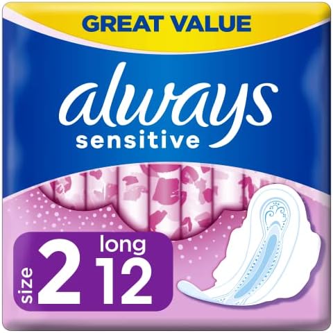 Procter & Gamble Always Sensitive Pads with Wings Ultra Long 12 Pads ...