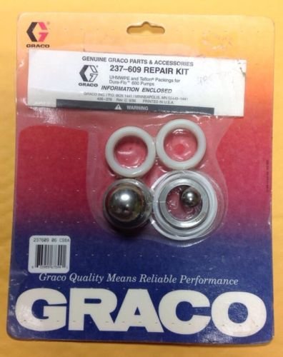 Amazon.com: Graco 237609 Repair Kit Uhmwpe and Teflon Packings for Dura ...