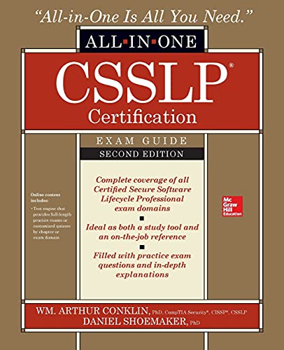 CSSLP Certification All-in-One Exam Guide, Second Edition: Conklin, Wm ...