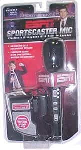 Amazon.com: ESPN Sportscaster Mic, Electronic Microphone w/Built In ...
