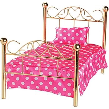 Amazon.com: American Girl Samantha Brass Bed for 18" Dolls: Toys & Games