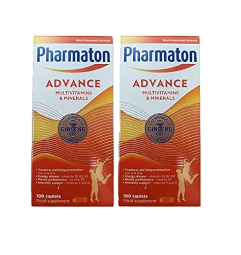Pharmaton Advance Multivitamin and Mineral Caplets 100 Caplets - Pack ...