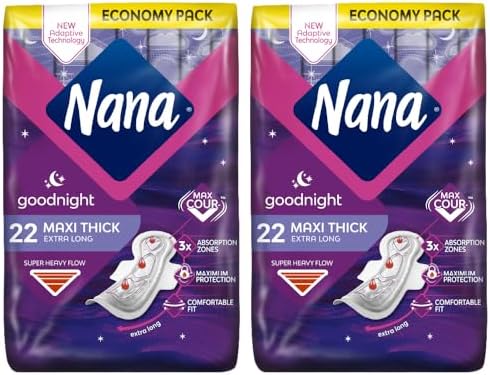 Nana Maxi Night Thick & Extra Long with Wings 22s – Pack of 2 price in ...