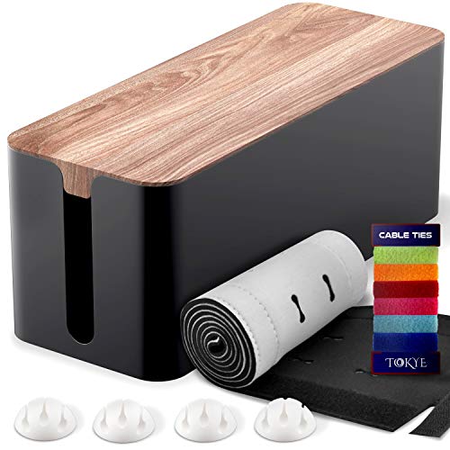 Tokye Cable Management Box and Wire Organizer - Hide and Conceal Power ...