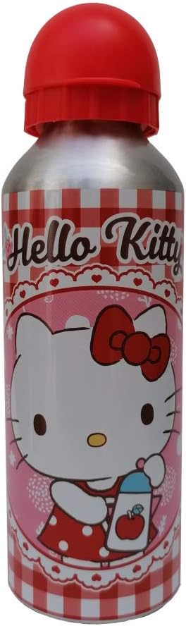 CARTOON GROUP Hello Kitty Aluminum Bottle Kitten with SPOUT AND Lid 500 ...