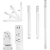 EZ Outlet Electrical Outlet Extender. Access Hard-to-Reach Outlets ...