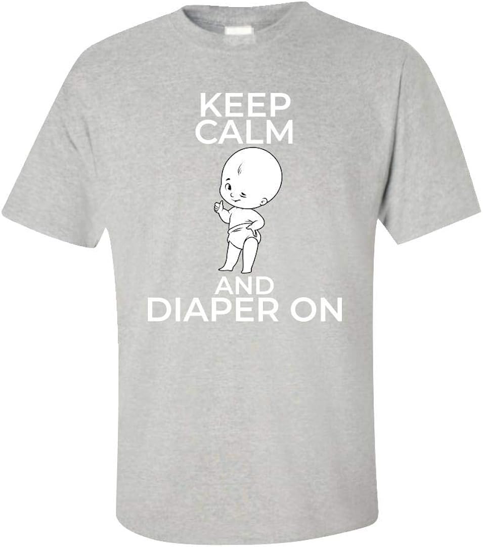 Diaper On Diaper Nappy Design - Unisex T-Shirt | Amazon.com