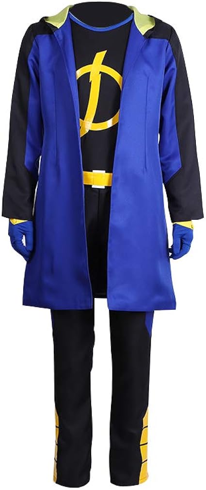 Amazon.com: CosplayDiy Men's Suit for Static Shock Cosplay Static ...