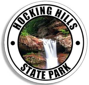Amazon.com: MAGNET 4x4 inch Round Hocking Hills State Park Sticker ...