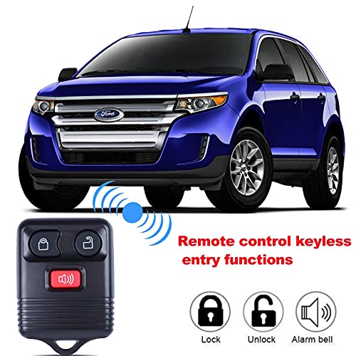 3 Buttons Entry Remote Control Key Fob Transponder Chip fits Ford 1998 ...
