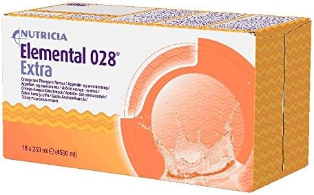 Elemental 028 Extra Special Diet Liquid Orange and Pineapple 250ml x 18 ...