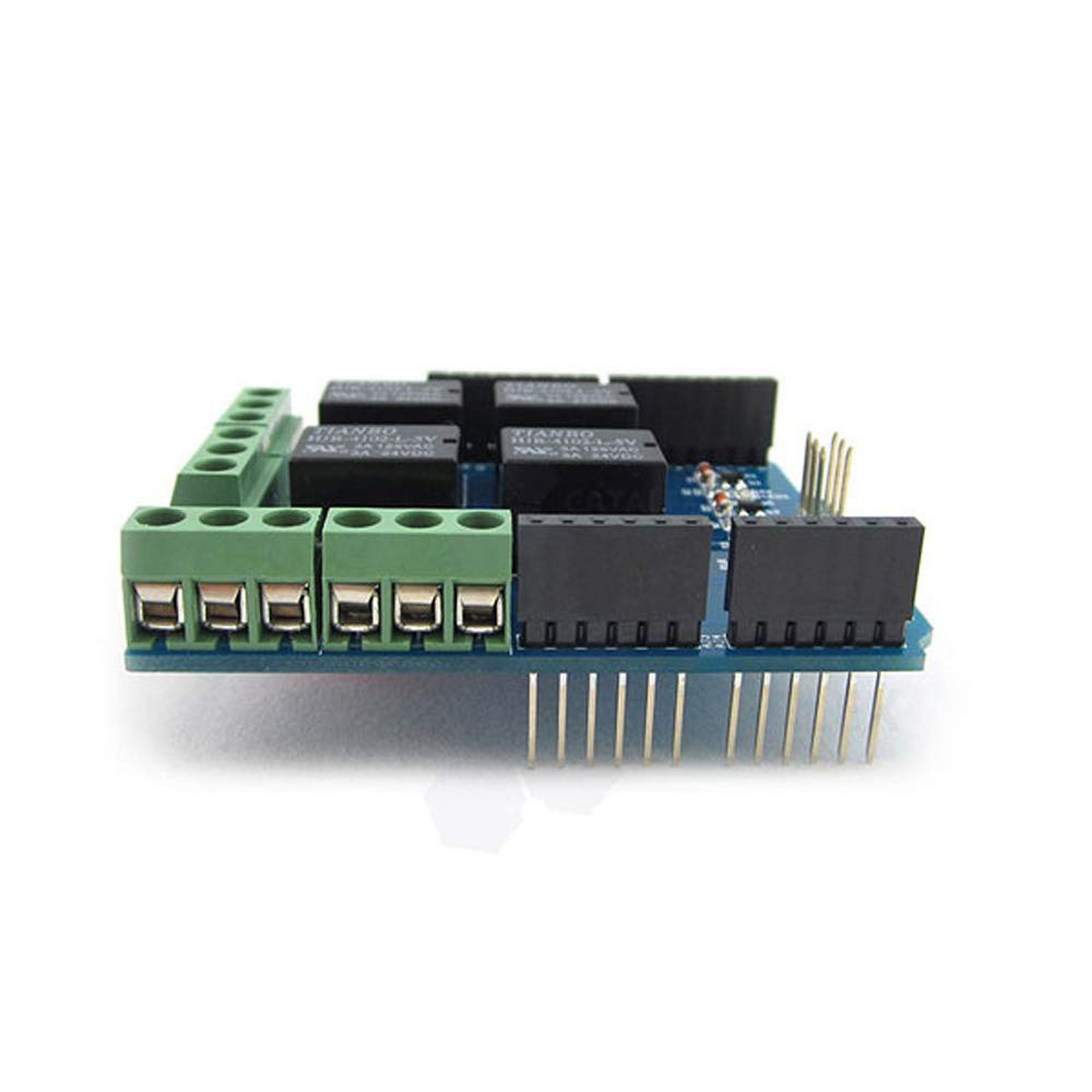 Youmile 4 channel 5v relay shield module for Arduino UNO R3 Relay ...