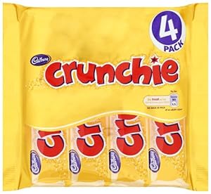 Cadbury Crunchie 4 Bars (Pack of 5, Total 20 Bars): Amazon.co.uk: Grocery