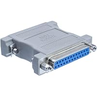 Amazon.com: CableWholesale Null Modem Adapter, DB25 Male to DB25 Female : Electronics