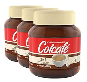 Amazon.com : Colcafe 3 in 1 Cafe Con Leche 13.4 oz : Grocery & Gourmet Food