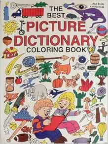 The Best Picture Dictionary Coloring Book: Arthur Friedman, Arthur ...