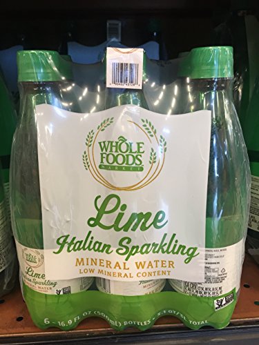 Buy Whole Foods Market Lime Italian Sparkling Mineral Water (6 Bottles in One Pack) Online at ...