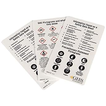 GHS/WHMIS: GHS Wallet Cards (Pack of 50): Amazon.ca: Industrial ...