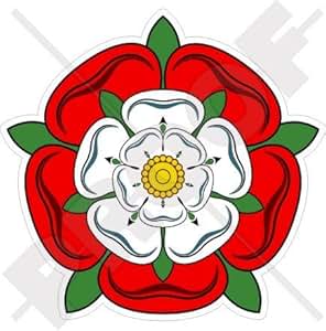 Amazon.com: TUDOR ROSE of England UK English Flower 100mm (4") Vinyl ...