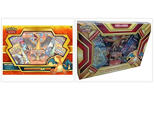 Pokemon Charizard Ex Collection Box And Charizard Ex Fire Blast ...