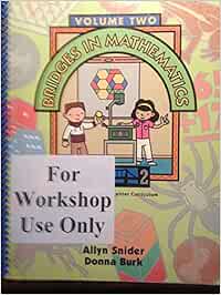 Bridges in Mathematics Grade 2: 9781886131491: Books - Amazon.ca