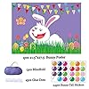 Funnlot Easter Games for Kids Pin the Tail on the Bunny with 24 ...