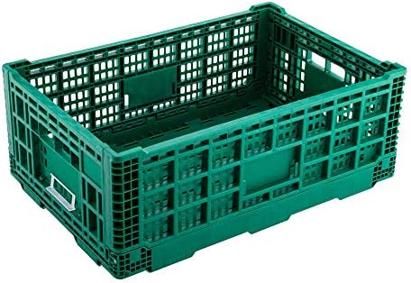 Cater Tek 43 Liter Collapsible Crate, 1 Stakable Storage Crate - With ...