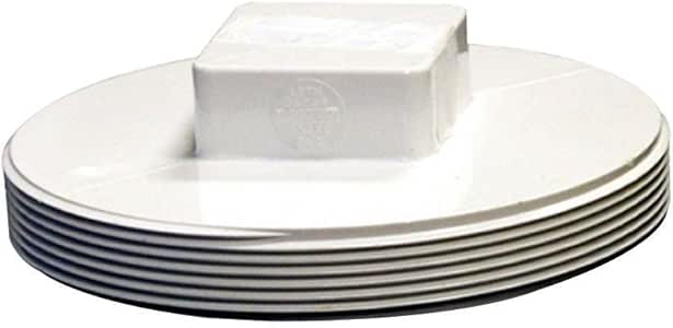 6 in. MPT PVC Cleanout Plug Solvent Weld Fitting - - Amazon.com