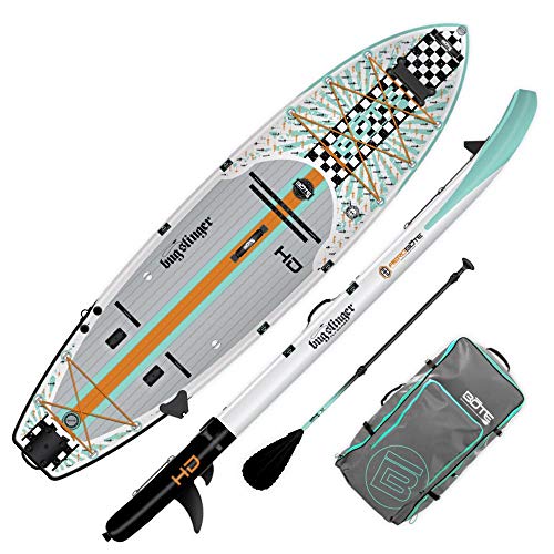 BOTE HD Aero Inflatable Stand Up Paddle Board, SUP with Accessories ...