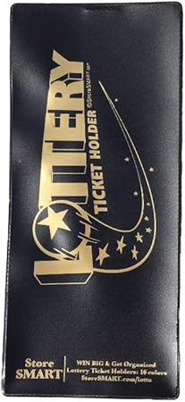 StoreSmart - Lotto Ticket Lottery Holders - Single Pack - 4"x9" Plastic ...