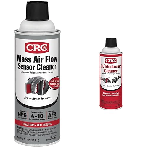 CRC 05110 Mass Air Flow Sensor Cleaner - 11 Wt Oz. & 05103 QD ...
