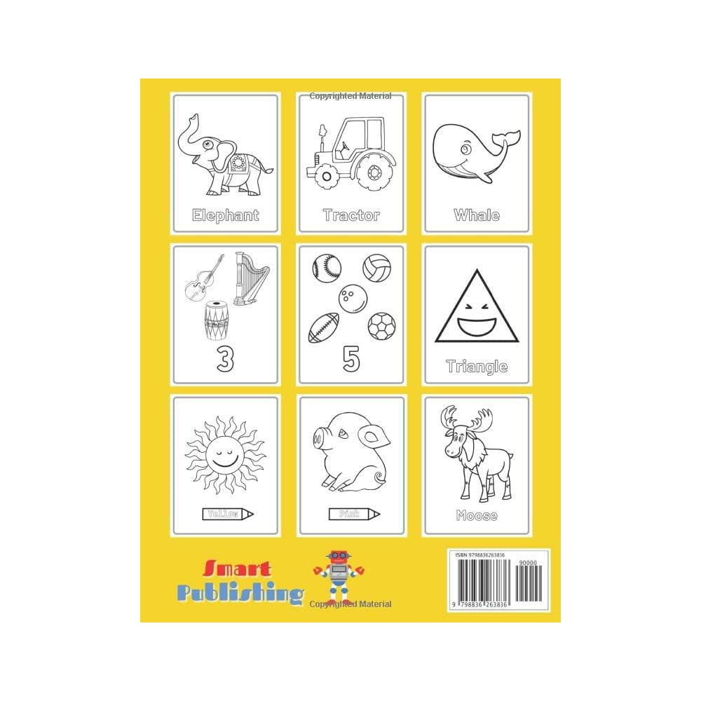 Buy Learning is Fun Coloring Book For Toddlers: Easy And Fun Coloring ...