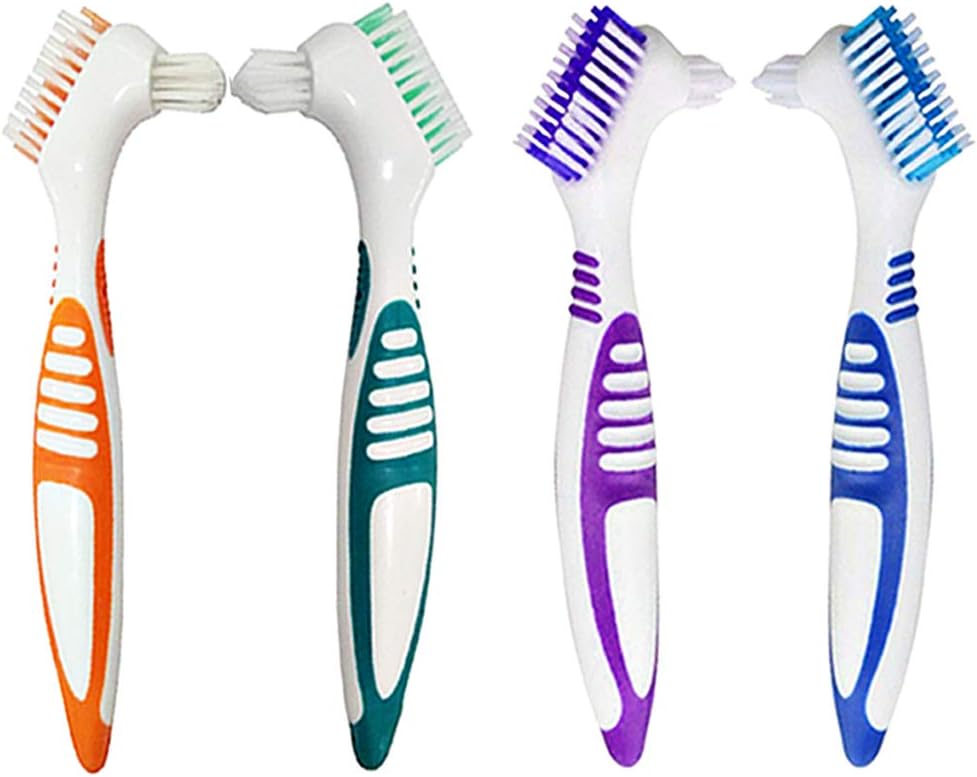 Denture Cleaning Brush Set, Hatisan Premium Hygiene Denture Cleaner Set ...