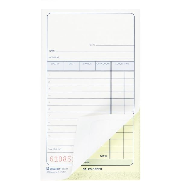 Sales Order And Cash Receipt Invoice Book With 50, 51% OFF