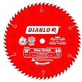 Freud D1080X Diablo 10-Inch 80 Tooth ATB Finish Saw Blade with 5/8-Inch ...