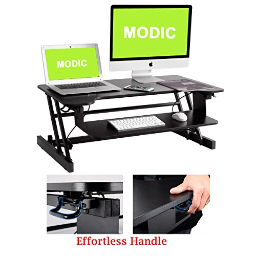 Modic Height Adjustable Standing Up Desk Ergonomic Computer Desk Riser ...