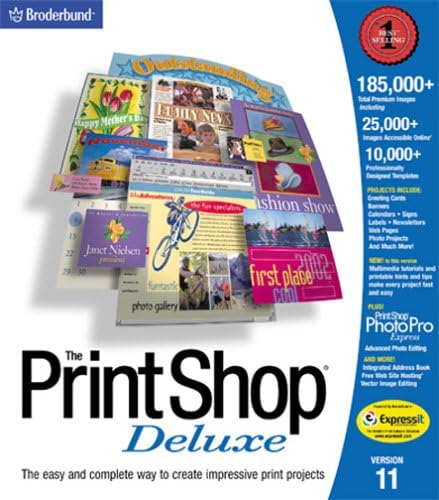 Amazon.com: Print Shop Deluxe 11.0 [Old Version]