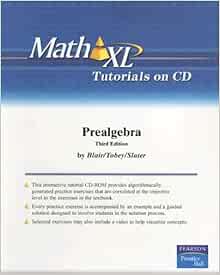 Prealgebra (Math XL): Pearson Prentice Hall: 9780131491298: Amazon.com ...