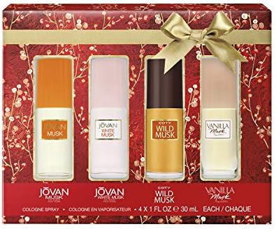 Women's Musk Gift Set with Jovan Musk, White Musk, COTY Wild Musk, and ...