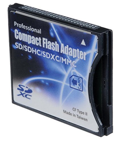 Amazon.com : Shopdigi CDA Compact Flash CF Type 2 Thick Card Adapter ...