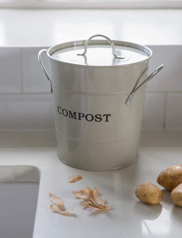 Garden Trading Compost Bucket in Clay,grey – BigaMart
