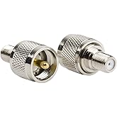 Amazon.com: DHT Electronics 2PCS RF coaxial Coax Adapter BNC Female to MCX Male Connector ...