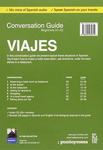 Guía de conversación: Viajes (A1-A2) - EducaSpain