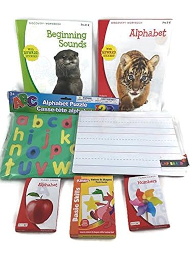 Deluxe Preschool Kindergarten Early Learing Bundle. 7 Items; Alphabet ...