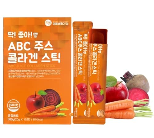 FARMER QUEEN ABC Juice Collagen Jelly Stick 20g * 15 Stick 1,600mg Low ...