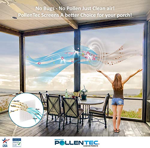 PollenTec Clean Air Window Screen Air Purifying Filter Material For ...