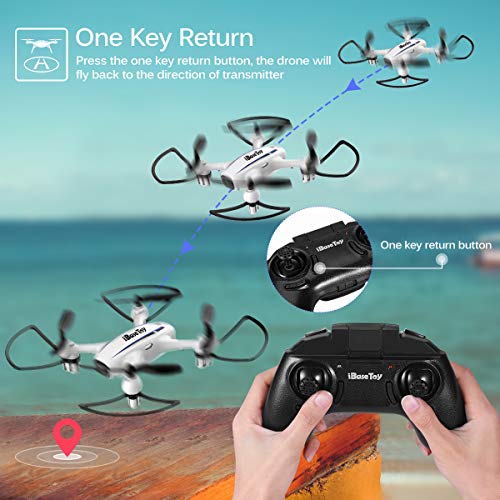 Mini Quadcopter Drone for Kids Beginners Adults, iBaseToy RC Training ...