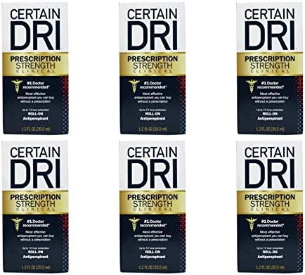 CERTAIN DRI Prescription Strength Clinical Antiperspirant Roll-On 1.20 ...