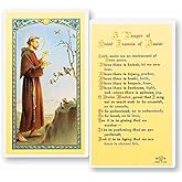 Amazon.com : St. Francis of Assisi Peace Prayer Cards - Set of 100 : Health & Household